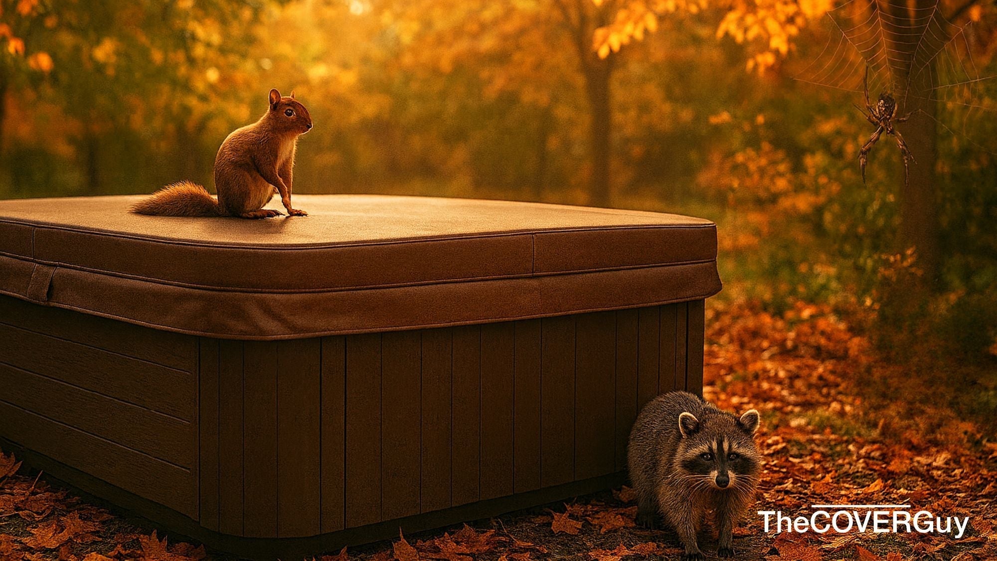How Wildlife Prevention Hot Tub Covers Protect Your Spa – The Cover Guy