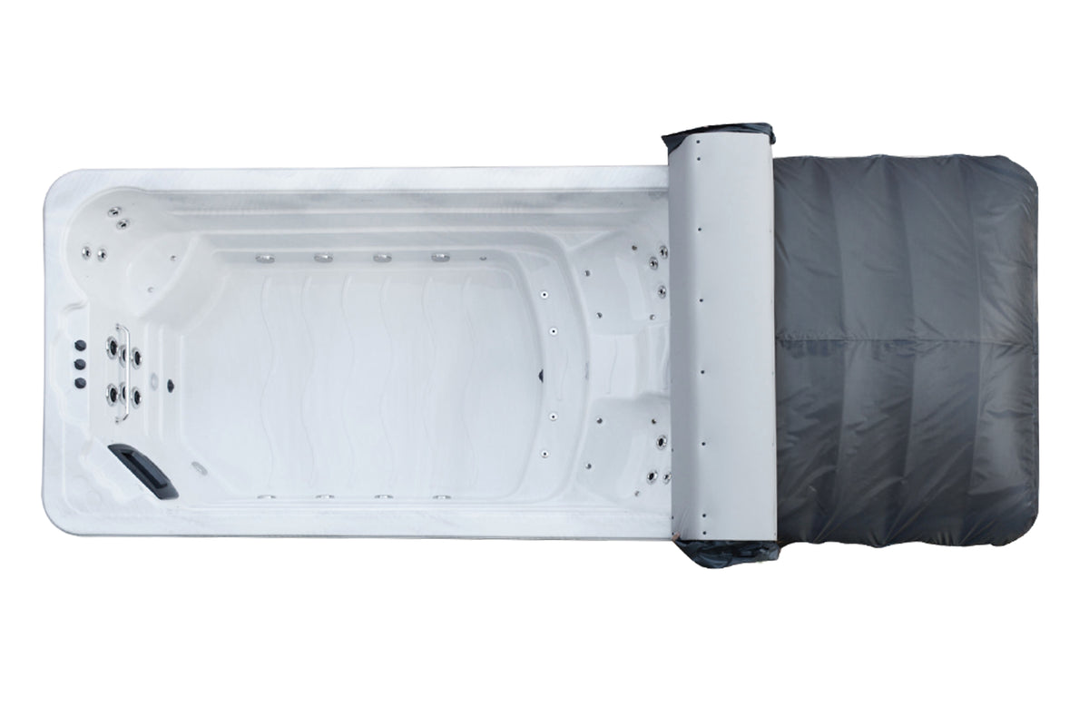 Rolling Swim Spa Cover | Swim Spa Cover Protector | The Cover Guy