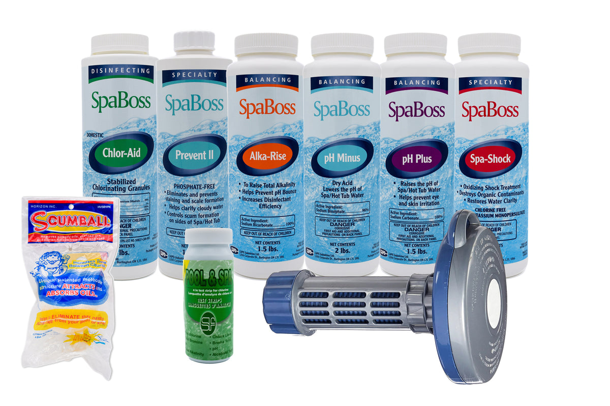 Spa Boss Hot Tub Chemical Chlorine Bundle | The Cover Guy