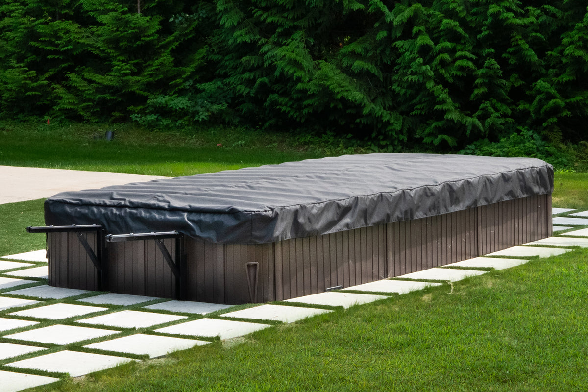 Custom Rolling Swim Spa Cover | Roll Up Swim Spa Cover | The Cover Guy