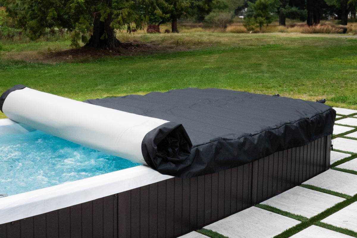Custom Rolling Swim Spa Cover | Roll Up Swim Spa Cover | The Cover Guy